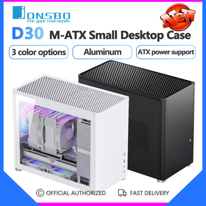 Jonsbo D30 M-ATX Case Aluminum Housing Side Transparent ATX Office ...
