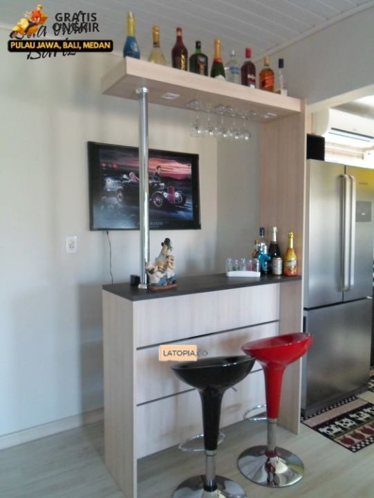 Meja Bar Minimalis Modern 120 cm Sudah Dirakit Bisa Custom - Meja Bar ...