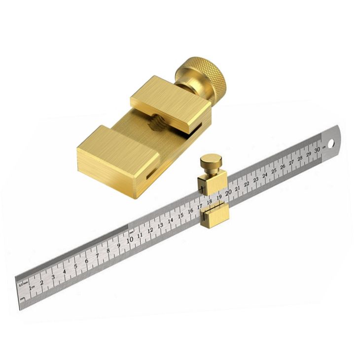 Adjustable Steel Ruler Positioning Block,Ruler Stop Fences Angle ...