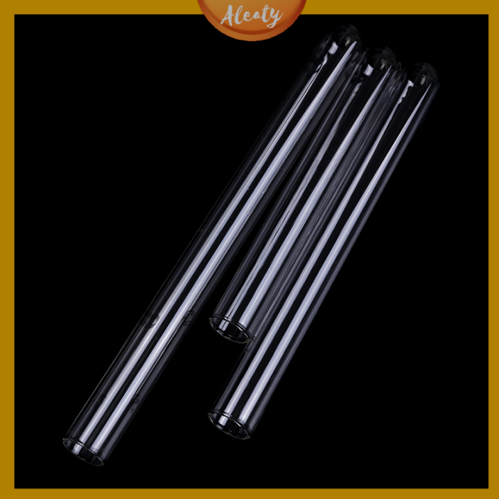 Aleaty💝 10pcs/lot Transparent Pyrex Glass Blowing Tubes Long Thick Wall ...