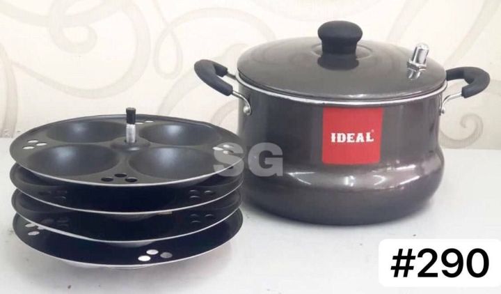 Ideal 4 Plate Non Stick Idly Pot | Lazada