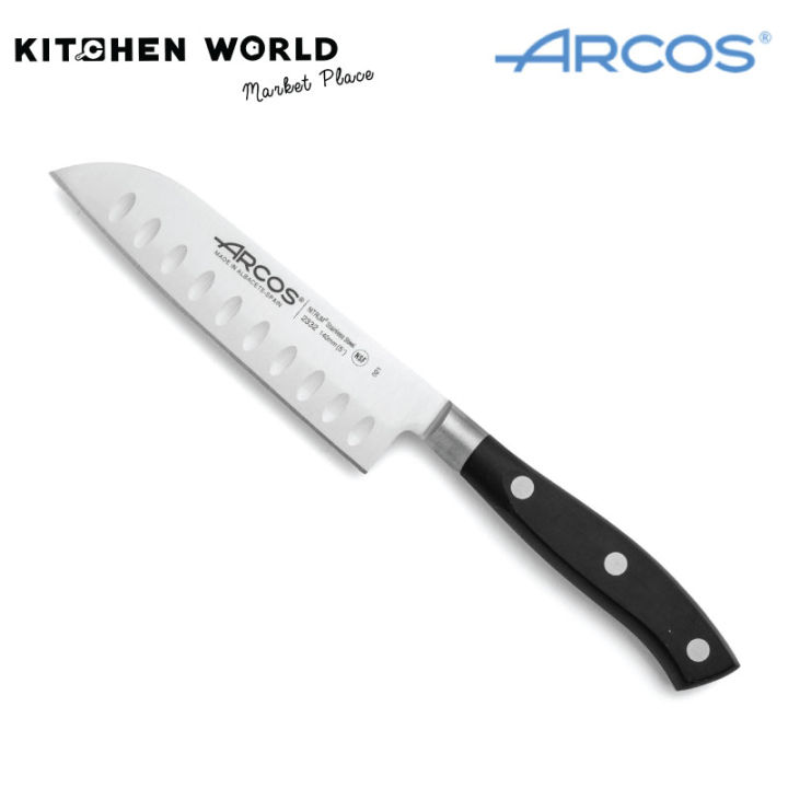 Arcos Spain 233200 Santoku Knife (Granton Edge) 140 mm / มีด | Lazada.co.th