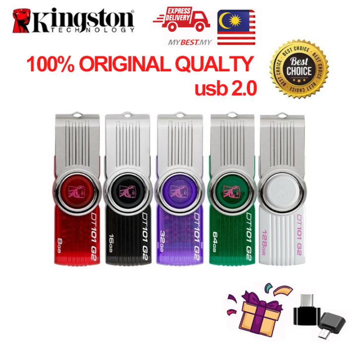 Kingston Flash Drive 8GB 16GB 32GB 64GB 128GB 256GB DataTraveler Memory ...