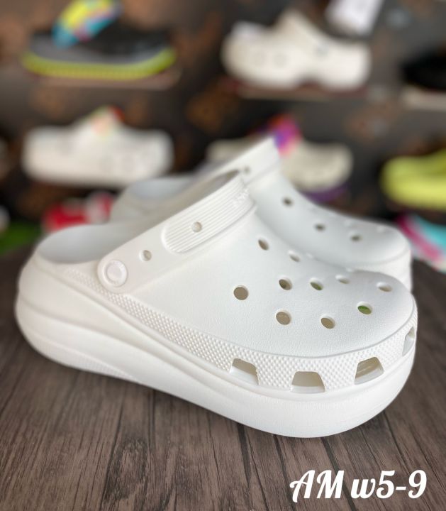 ️‍🔥NEW ITEM ️‍🔥รองเท้าแตะแบบสวม Croc Classic Crush Clog Sz.W5-W9 เข้า ...