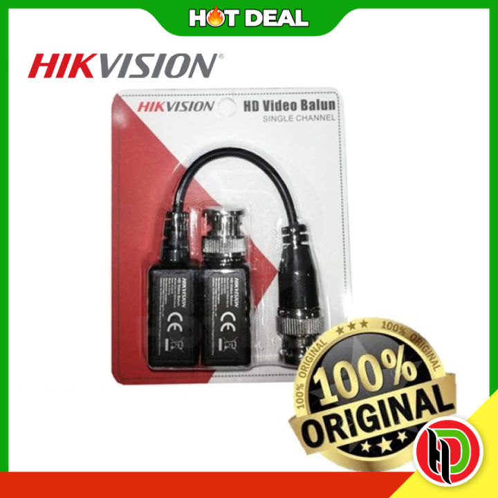 Hotdeal Hikvision DS-1H18S/E-E Analog HD Video Balun Transmit TVI ...