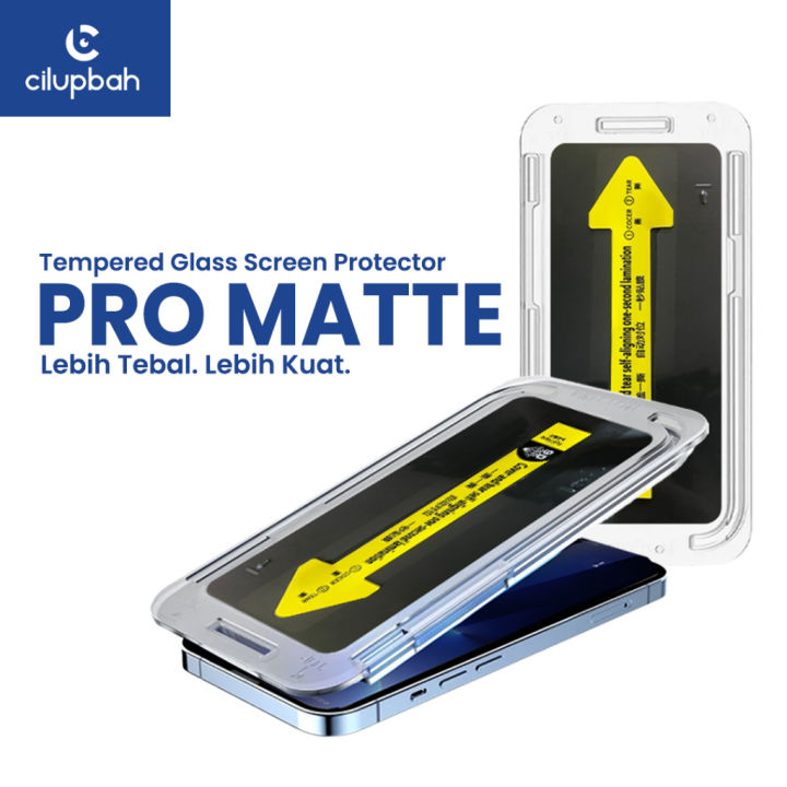 Cilupbah UltraFit Pro Tempered Glass Matte Anti Spy Screen Protector ...
