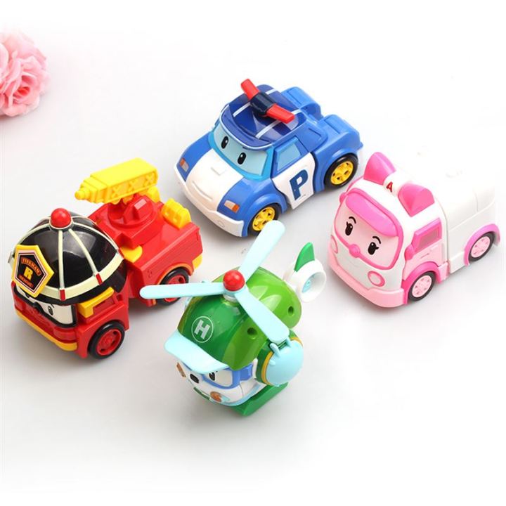 Transformers, police cars, police cars, Polly police, poli robots ...