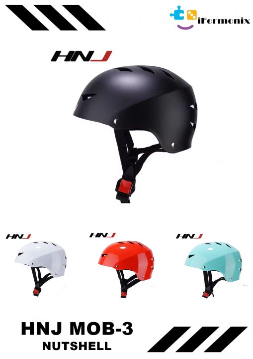 HNJ MOB 3 Motorcycle Nutshell Helmet for motor, Bike and E-Bike | Lazada PH
