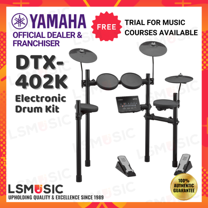 Yamaha DTX-402K Electronic Drum Set Yamaha Digital Drum Kit ( DTX402K ...