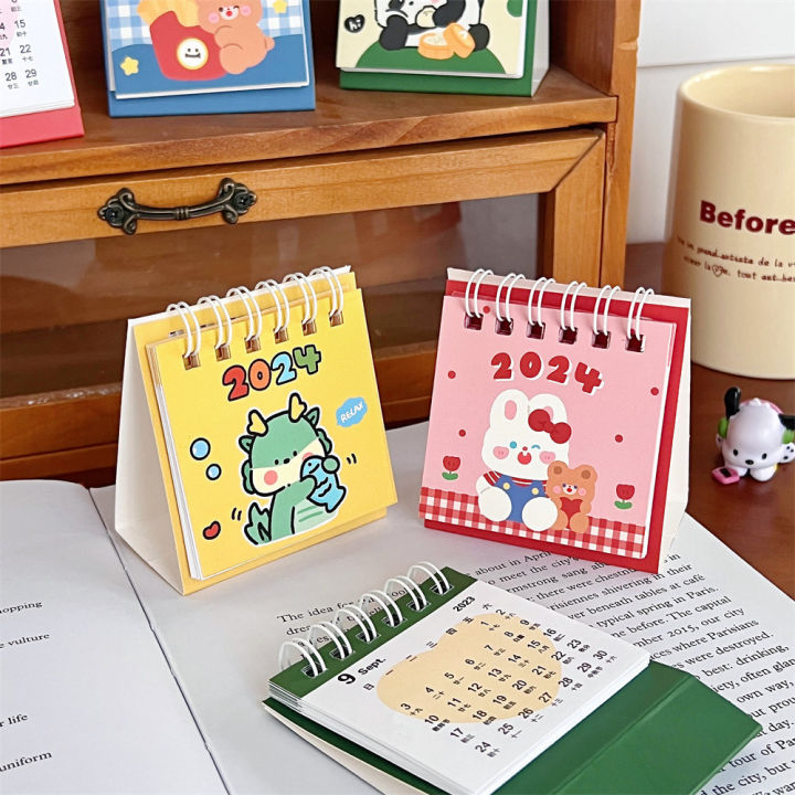 2024 Calendar 2024 Calendar Mini Desktop Calendar Small Table Calendar ...