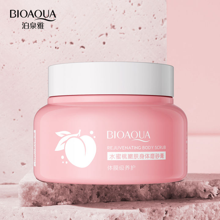 BIOAQUA Peach Rejuvenating Body Scrub Deep Cleansing Exfoliating ...
