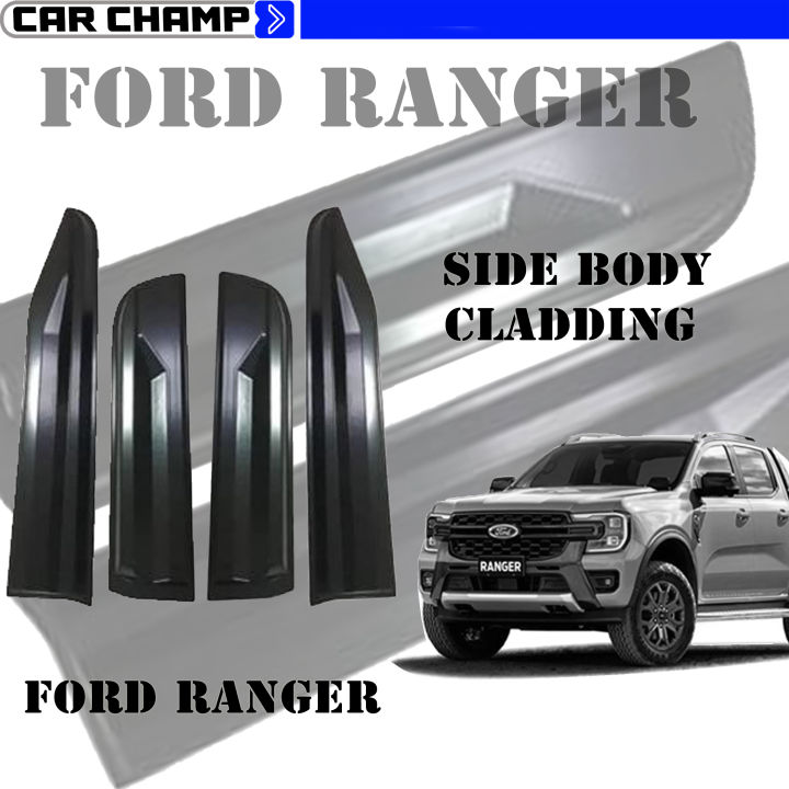 Ford Ranger 2023 to 2025 Side Body Cladding Wide ( Car Accessories ...