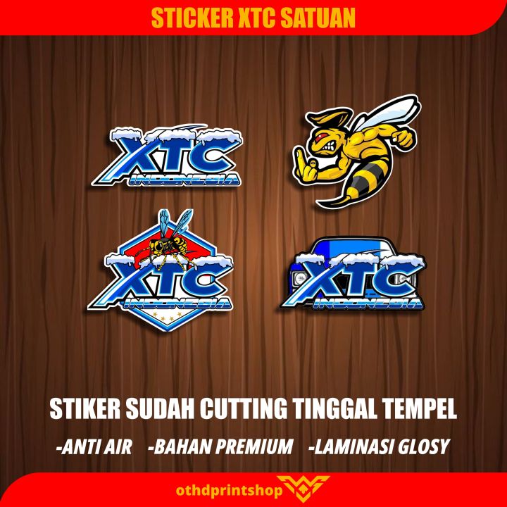 Stiker Xtc Indonesia Sticker Xtc Indonesia Stiker Satuan | Lazada Indonesia