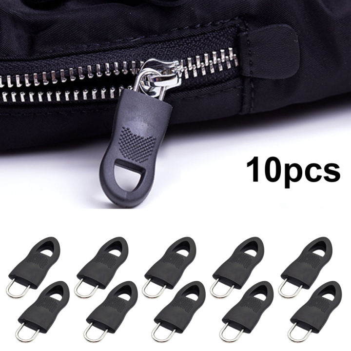 10pcs Removable Pull Piece DIY Zipper Head Accessories Clothes Bags ...