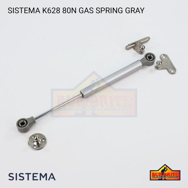 SISTEMA K628.80N.GRY 1pc 272mm Gray Aluminum + ABS Gas Spring 8kg for ...