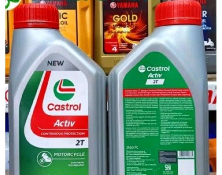 Oli samping motor castrol 2 tak low smoke NEW | Lazada Indonesia