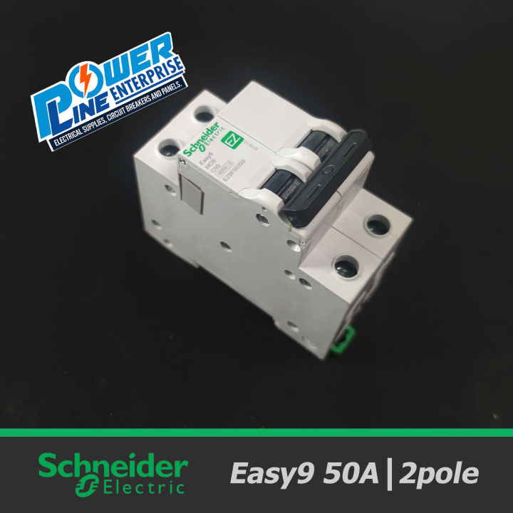 Schneider Easy 9, 6a - 63a 2 pole - Miniature Circuit Breaker | Lazada PH