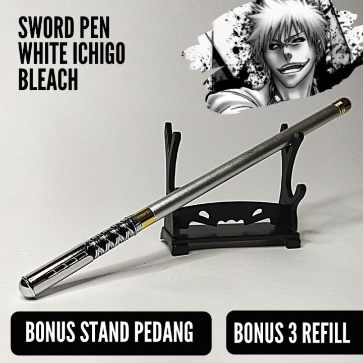 Sword Pen anime viral Pulpen pedang mini Anime Ichigo Bleach pena anime ...