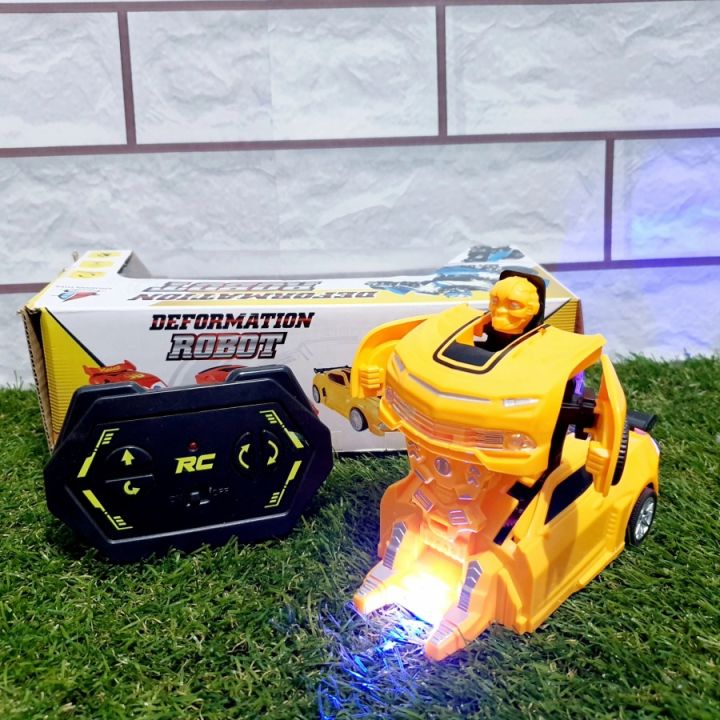 mainan RC cars bisa berubah robot anak - rc car robot anak | Lazada ...