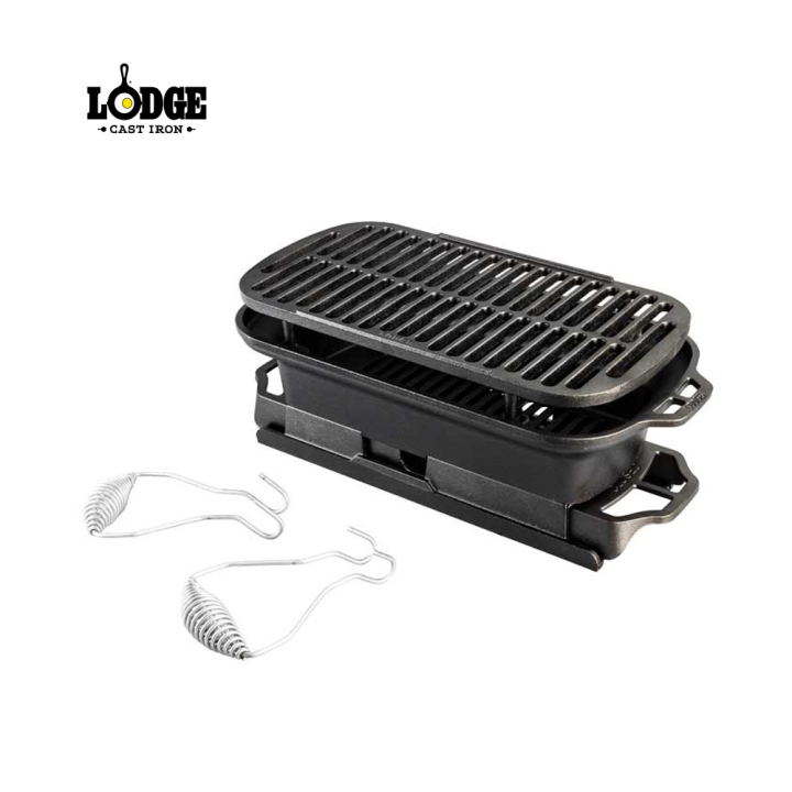 Lodge Sportsman’s Pro Seasoned Cast Iron Grill™ | Lazada PH