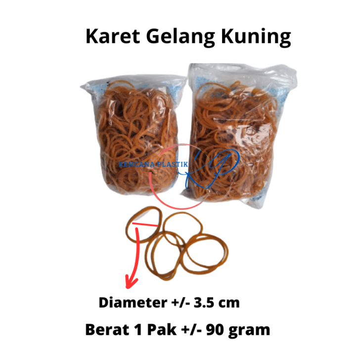 Karet Gelang Kuning Roman 100 Gram | Lazada Indonesia