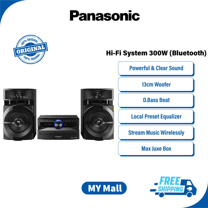 PANASONIC SC-UX100 HIFI SYSTEM 300W BLUETOOTH SC-UX100GSXK 扬声器 | Lazada