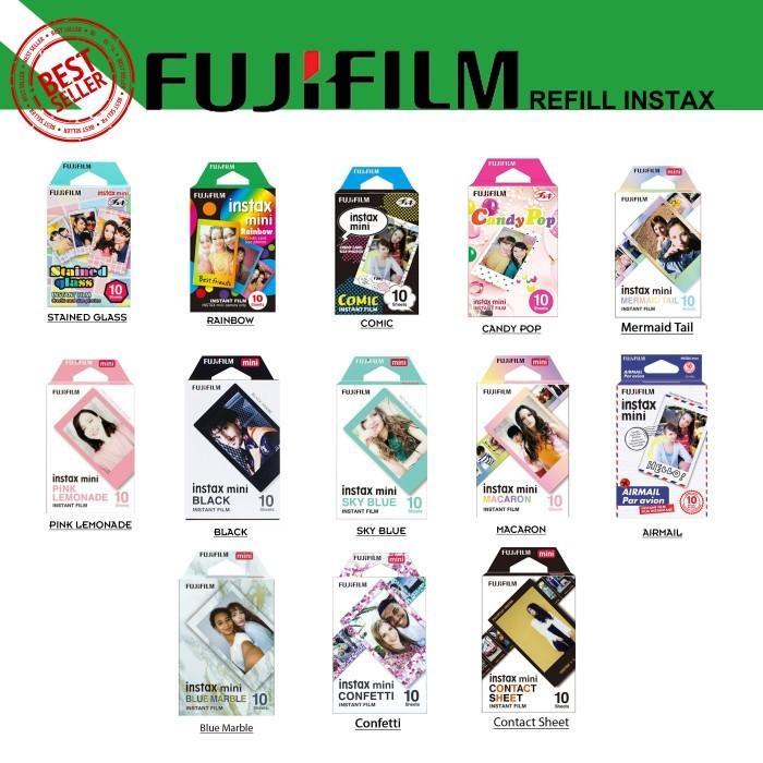 FUJIFILM INSTAX MINI MOTIF ISI 10 PAPER FILM REFILL INSTAX MINI ...