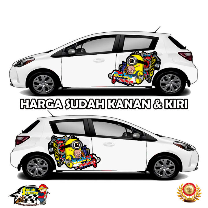 Stiker Mobil - Stiker Decal Mobil - Stiker Cutting Mobil - Stiker ...