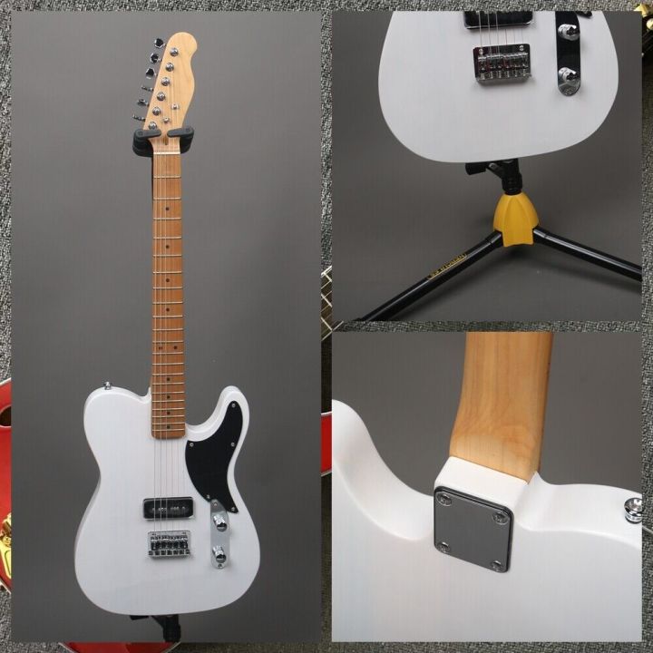 New Arrival Fender Telecaster White Electric Guitar P90 Pickup Roasted ...