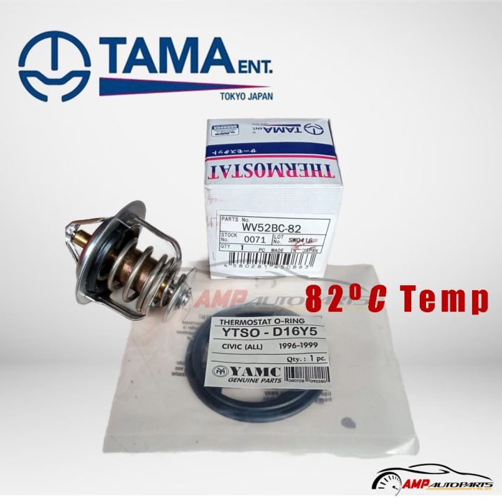 TAMA THERMOSTAT FOR HONDA CITY 2009-2014, CIVIC 2006-2011 WV52BC-82 ...