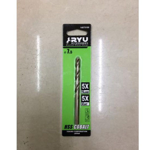 RYU MATA BOR COBALT 7.5 MM (5 PC) / Mata bor stainless 7.5X69X109 MM | Lazada Indonesia