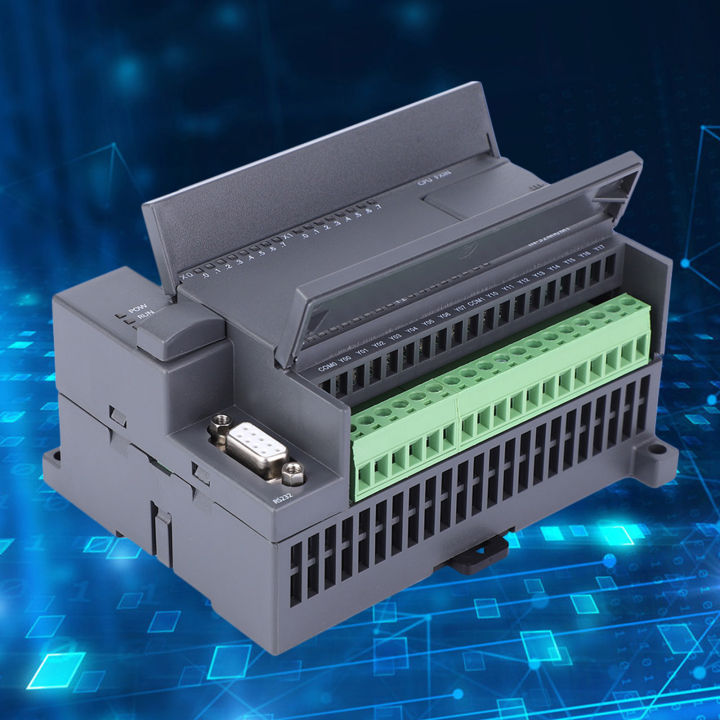 PLC Board DC 24V Industrial Logic Controller Board Adopts 32-bit MCU Anti-Interference 16 Relay ...