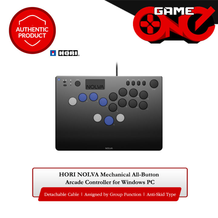 Hori Nolva Mechanical All-Button Arcade Controller for Windows PC (HPC ...