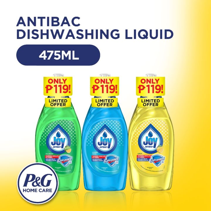 Joy Dishwashing Liquid Antibac Hygiene Fresh Antibac Kalamansi Antibac ...