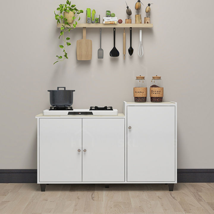 SKL7502 Kitchen Cabinet /Almari Dapur Gas/ Gas Cabinet With Tiles Top ...