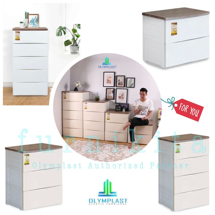 OLYMPLAST Lemari Pakaian Laci ODC Modern | Lazada Indonesia