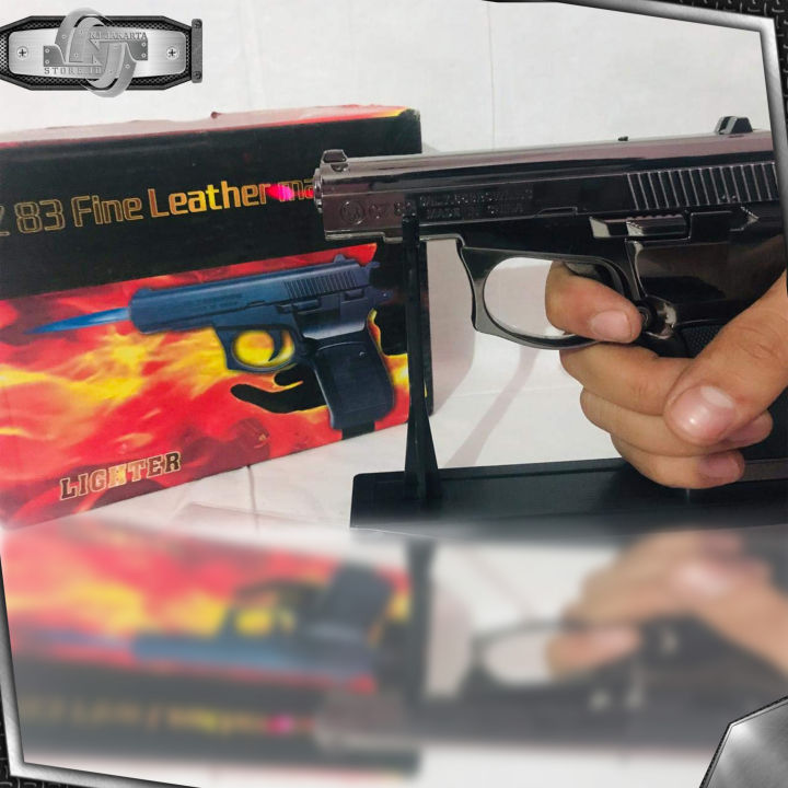 KOREK API GAS PISTOL FULL BESI MODEL MAKAROF GUN LIGHTER | Lazada Indonesia