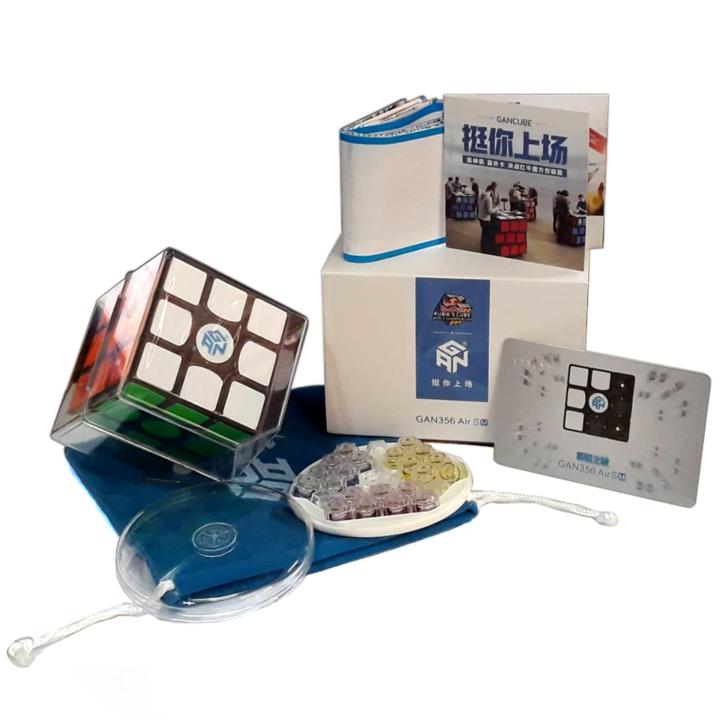 Gans 356 Air SM 2019 Speed Cube 3x3 Black Gan 356 Air S Magnetic magic ...