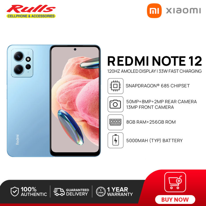 Xiaomi Redmi Note 12 Smartphone | 8GB+256GB | 6nm Snapdragon 685 ...