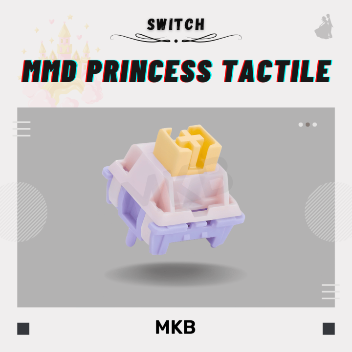 [READY STOCK] MMD Princess Tactile V3 Switches Switch for Mechanical or ...