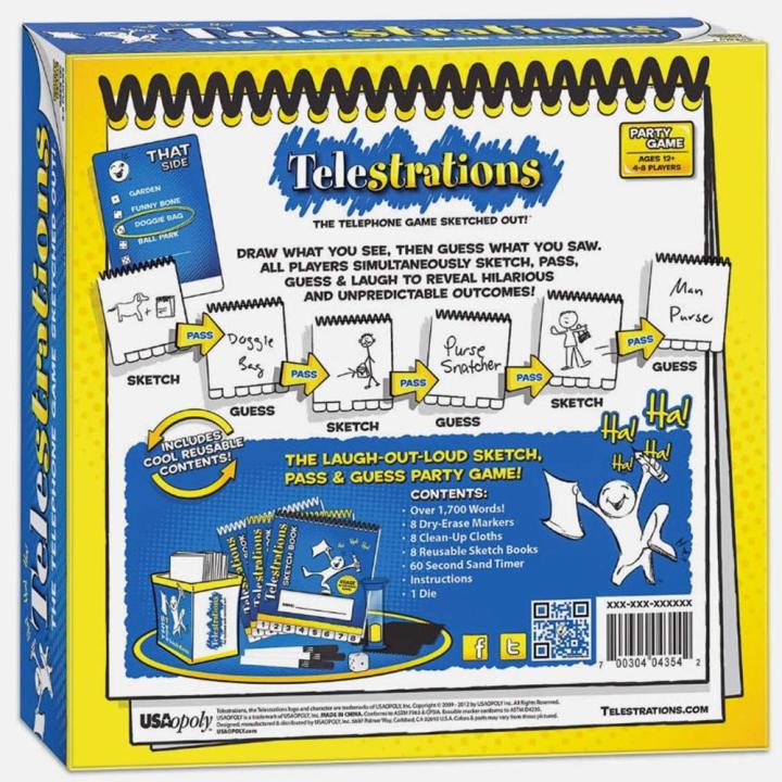 The Original Telestrations Board Game Party Game Family Fun | Lazada PH