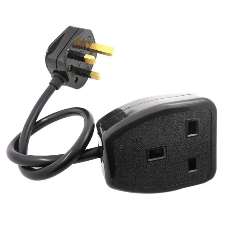 Happyang-UK 3 Extension Power Cord,IEC UK Male Plug to Female Outlet ...