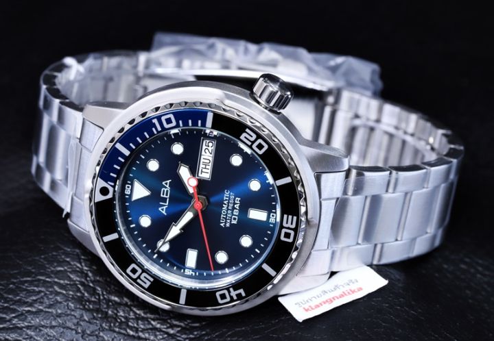 (แถมกล่องแบบพกพา) นาฬิกา Alba Tuna Automatic รุ่น AL4245X / AL4245X1 ...