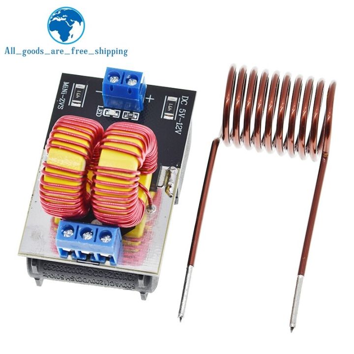 DC 5-12V Mini ZVS Low Voltage Induction Heating Power Supply Module Induction Heating board for ...