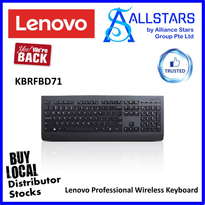 (ALLSTARS : We are Back / PROMO) Lenovo Professional Wireless Keyboard ...