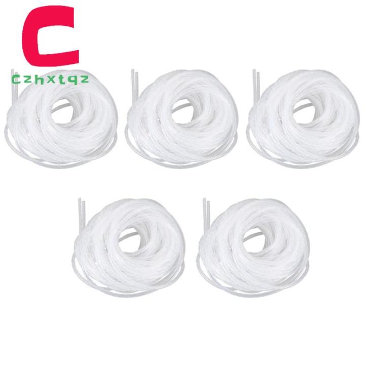 5X Cable Wire Organizer Manager Spiral Wrap Band 6mm Dia 15M Length ...