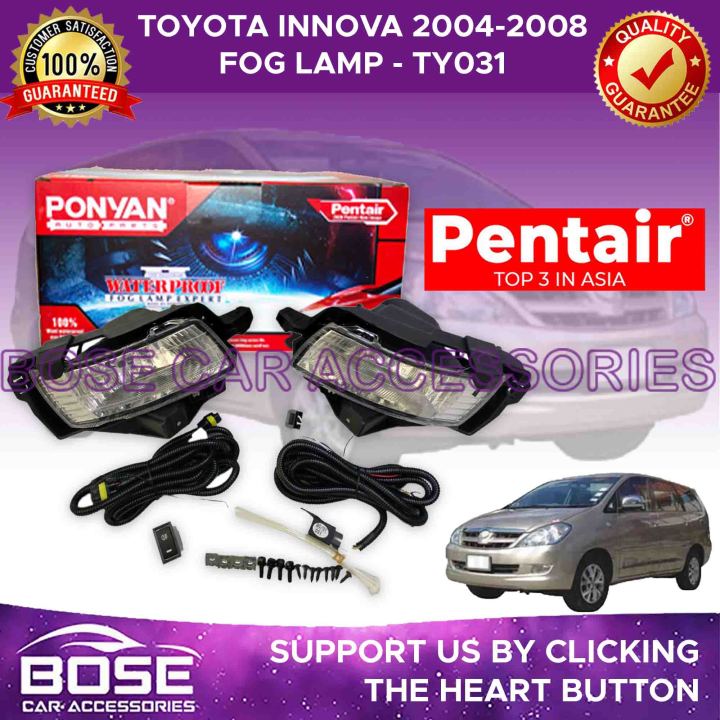 Pentair Foglamp Set Toyota Innova V G J E 2004 - 2008 / 2009 - 2011 / ...