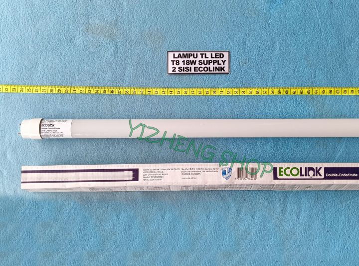 LAMPU TL LED T8 18W SUPPLY 2 SISI ECOLINK | Lazada Indonesia
