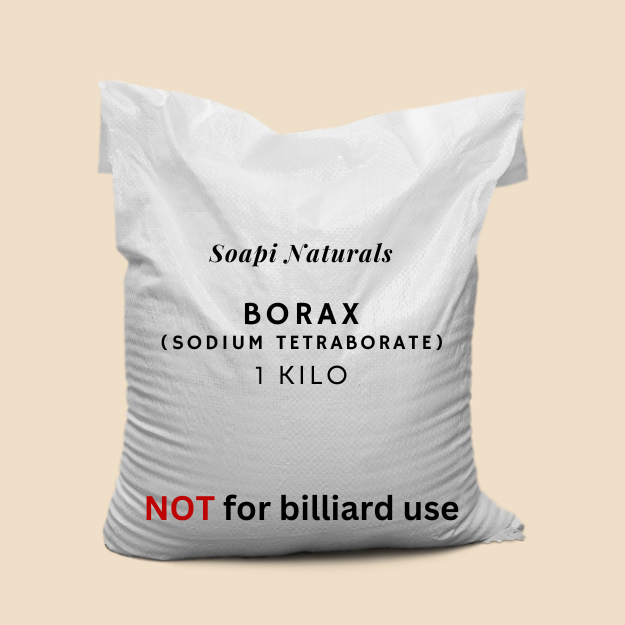 Borax (1 kilo) Sodium Tetraborate Decahydrate (NOT for billiard use ...