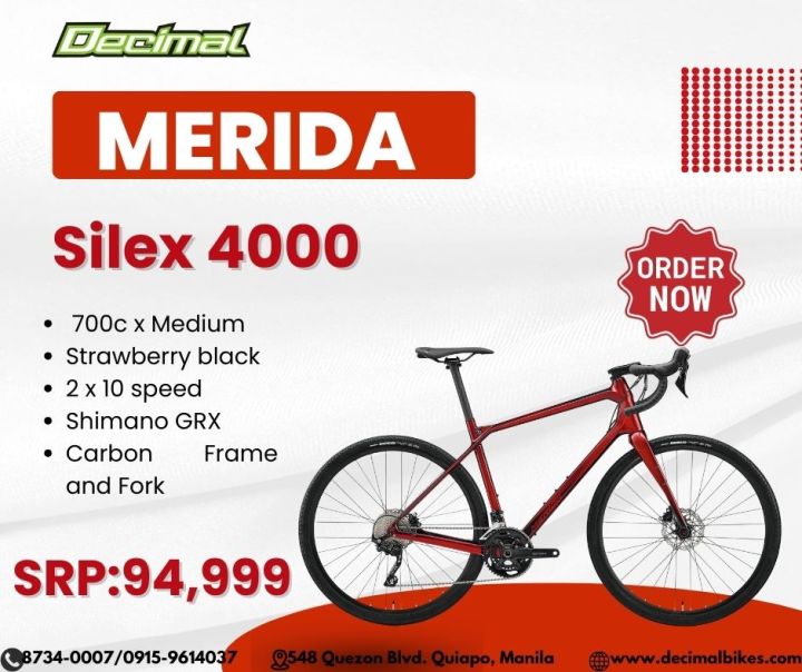 Merida Unit Silex 4000 Strawberry Black | Lazada PH